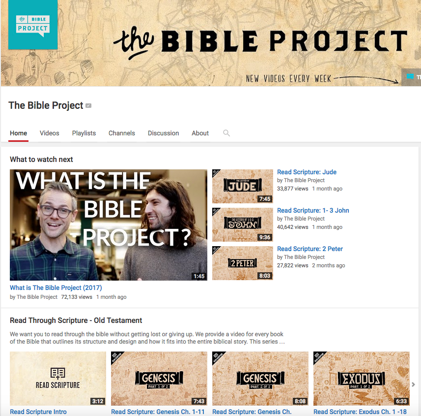 The Bible Project // Review – BenHedgspeth.com